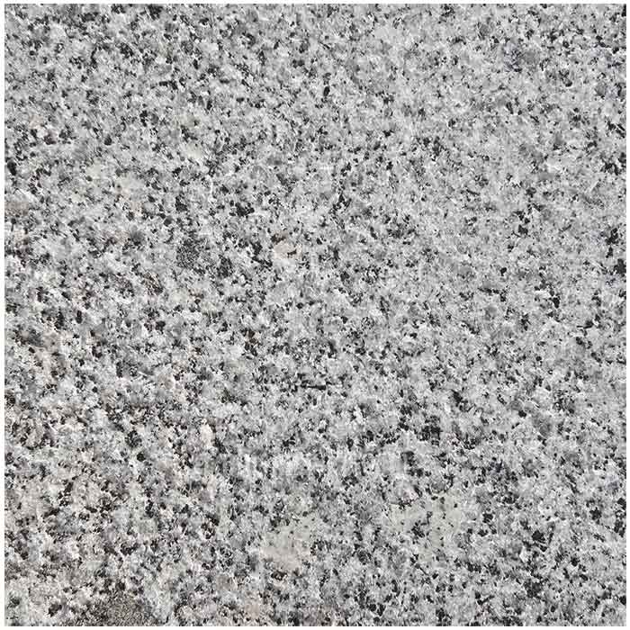 Flamed surface natanz white granite stone | plusmarble