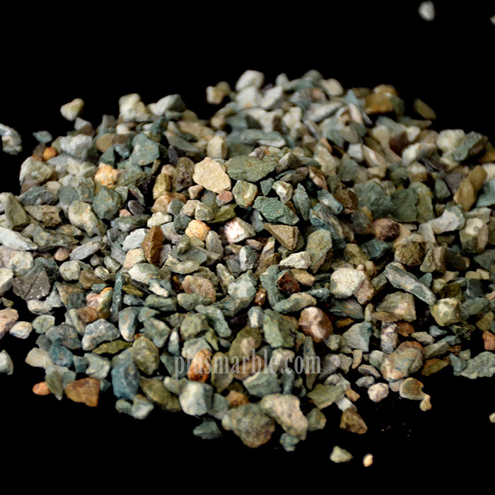 Green crushed stone | PlusMarble